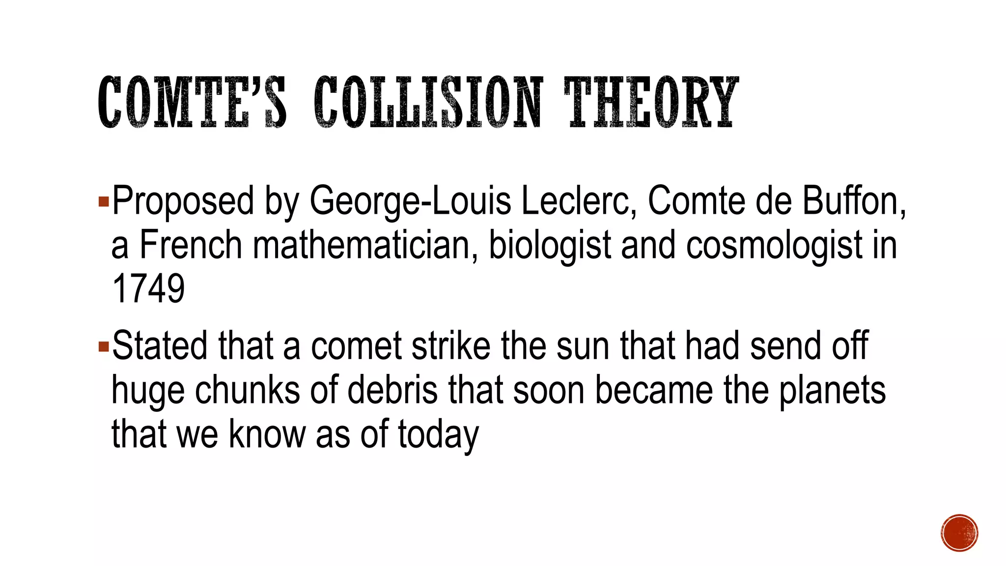 Earth and Life Science - Theories on the Origin of the Solar System | PDF