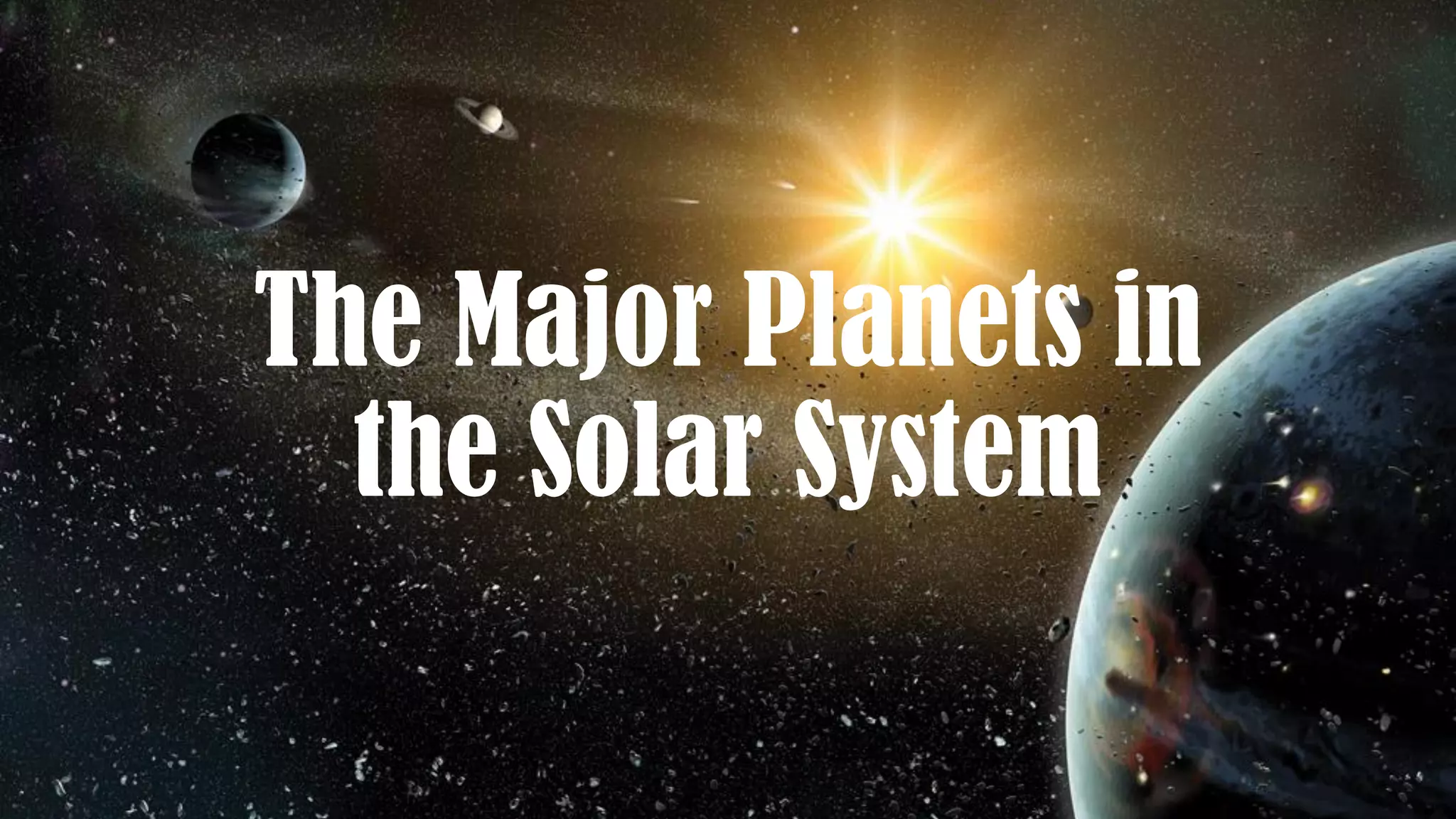 Earth and Life Science - The Solar System | PDF
