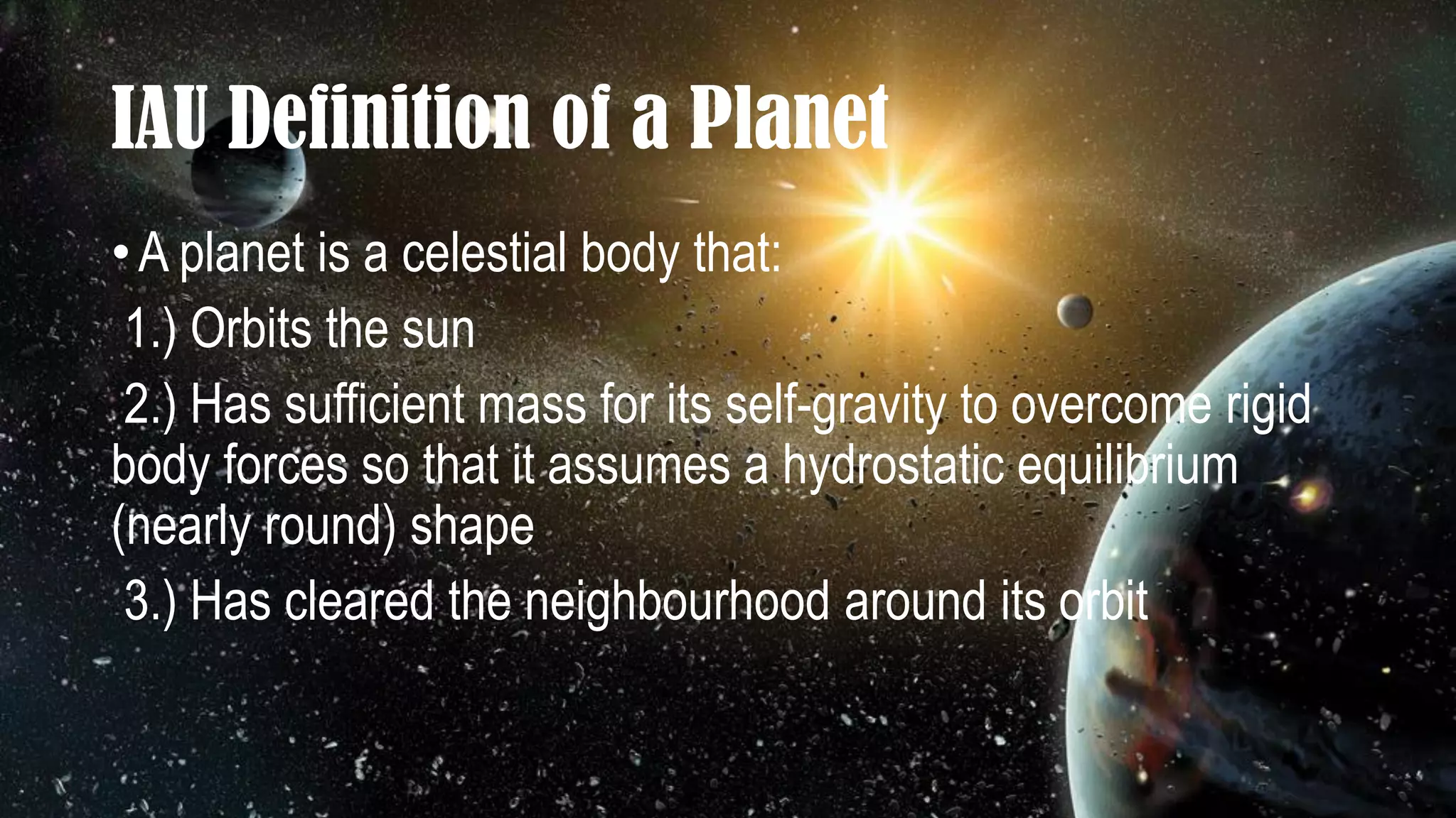 Earth and Life Science - The Solar System | PDF