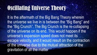 Earth and Life Science - Universe and its Origins | PDF