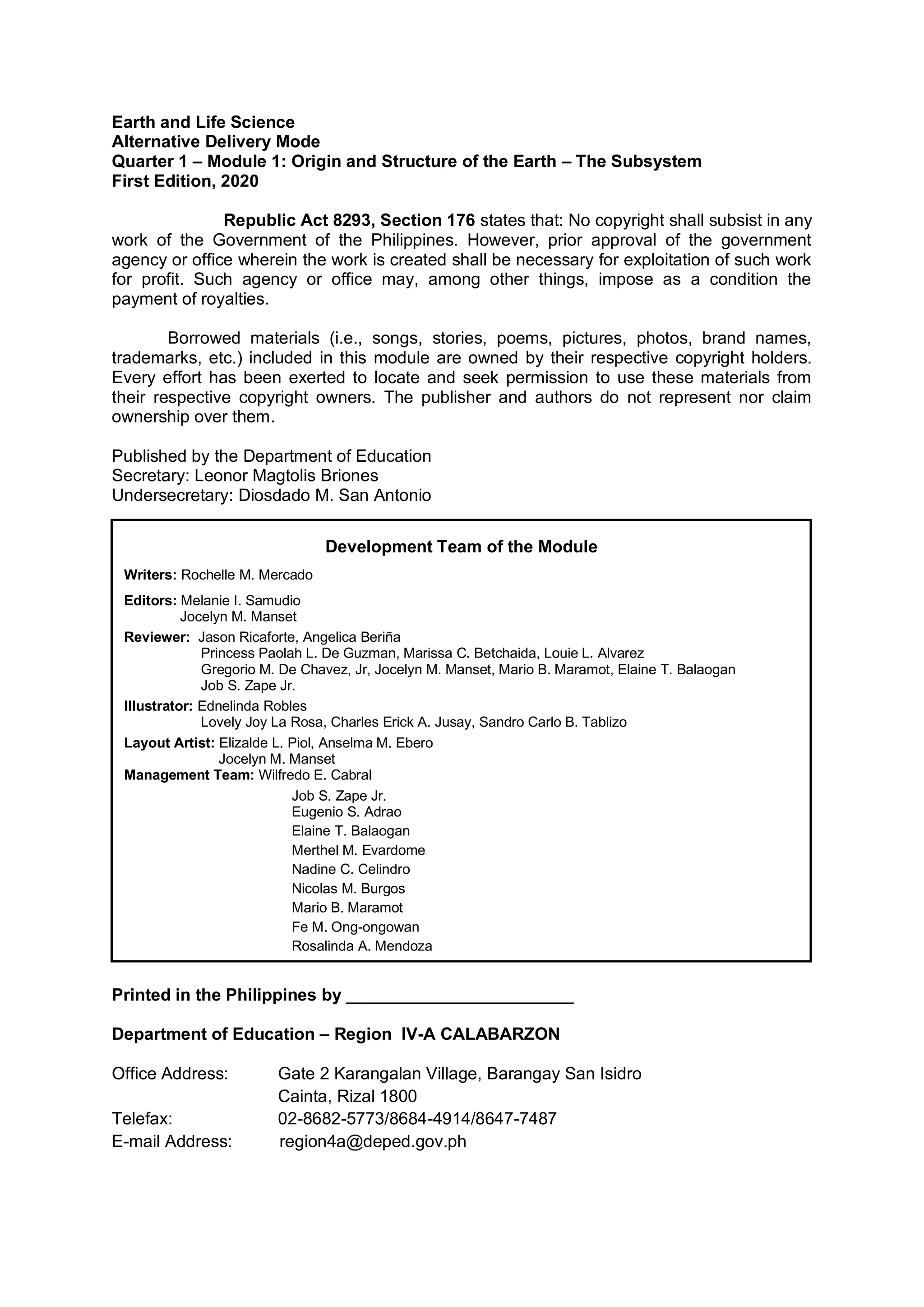 Earth and Life Science, Module 2.pdf