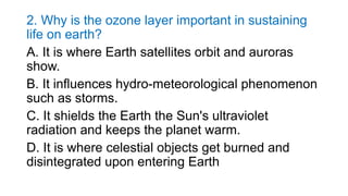 Earth and Life Science Pretest.11111pptx | PPTX
