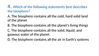 Earth and Life Science Pretest.11111pptx | PPT