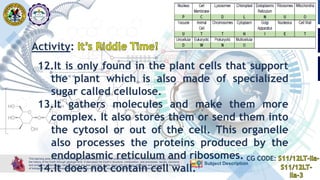 Earth and Life Sciences, MELCs (S11_12LT-IIa-1 and IIa-3) | PPTX