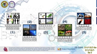 Earth and Life Sciences, MELCs (S11_12LT-IIa-1 and IIa-3) | PPTX