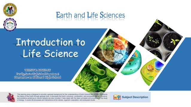 Earth and Life Sciences, MELCs (S11_12LT-IIa-1 and IIa-3) | PPTX