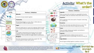 Earth and Life Sciences, MELCs (S11_12LT-IIa-1 and IIa-3) | PPTX