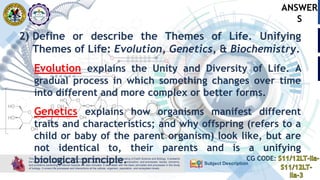 Earth and Life Sciences, MELCs (S11_12LT-IIa-1 and IIa-3) | PPTX