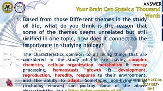 Earth and Life Sciences, MELCs (S11_12LT-IIa-1 and IIa-3) | PPTX
