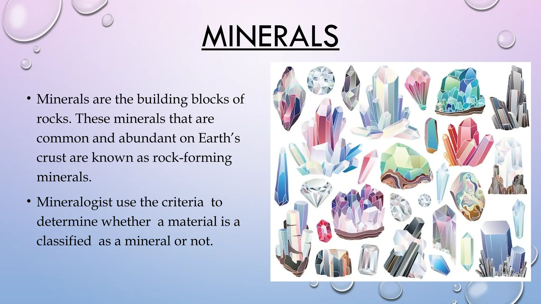 Earth and Life Science Rock and Minerals.pptx | Geology | Science