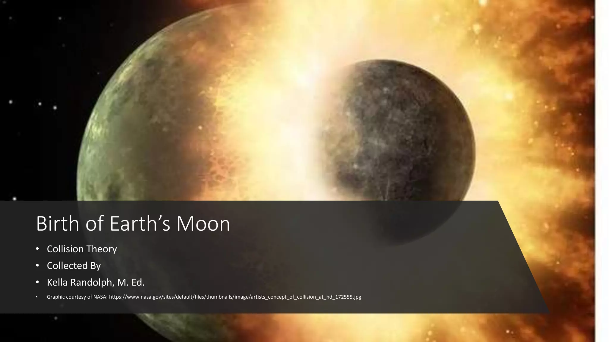 Earth and moon impact theory | PPTX