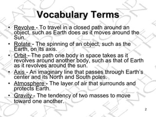 Earth and objects in the sky | PPT