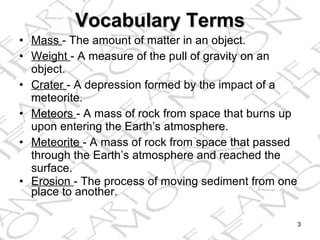Earth and objects in the sky | PPT