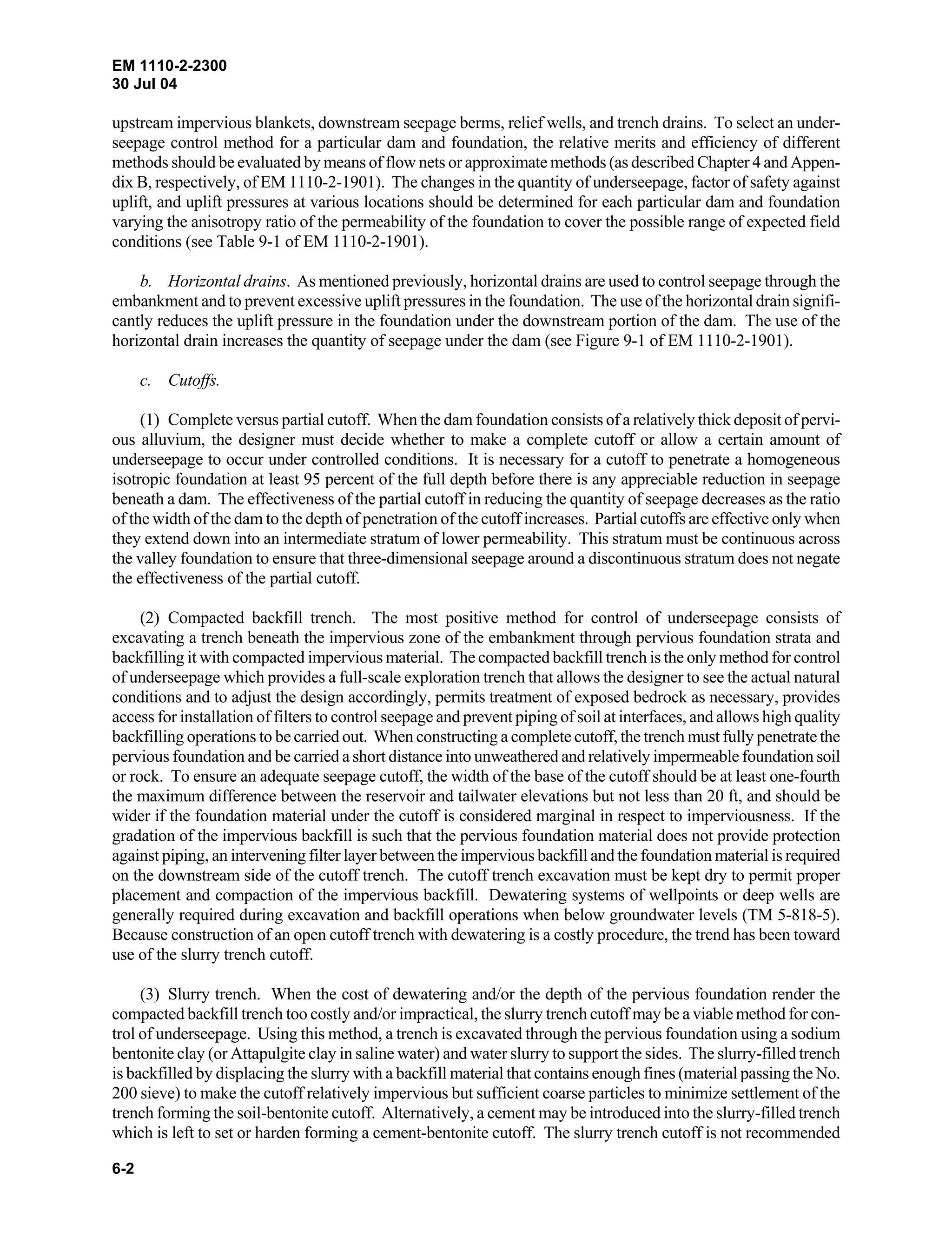 Earth+and+rock+fill+dams | PDF