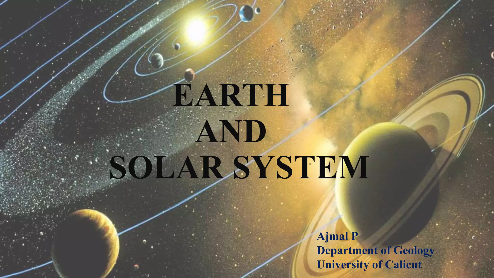 Earth and solar system | PPTX