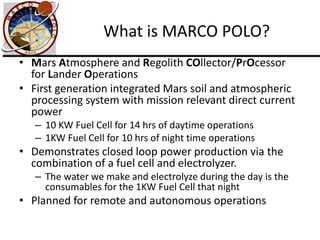 Prototype Development of an Integrated Mars Atmosphere and Soil ...