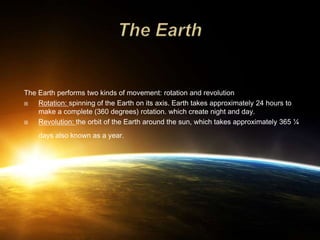 Earth and space science | PPTX