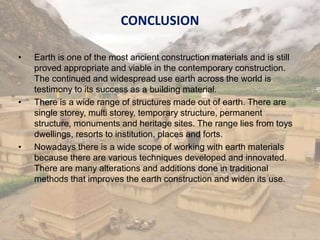 Earth architecture | PPTX