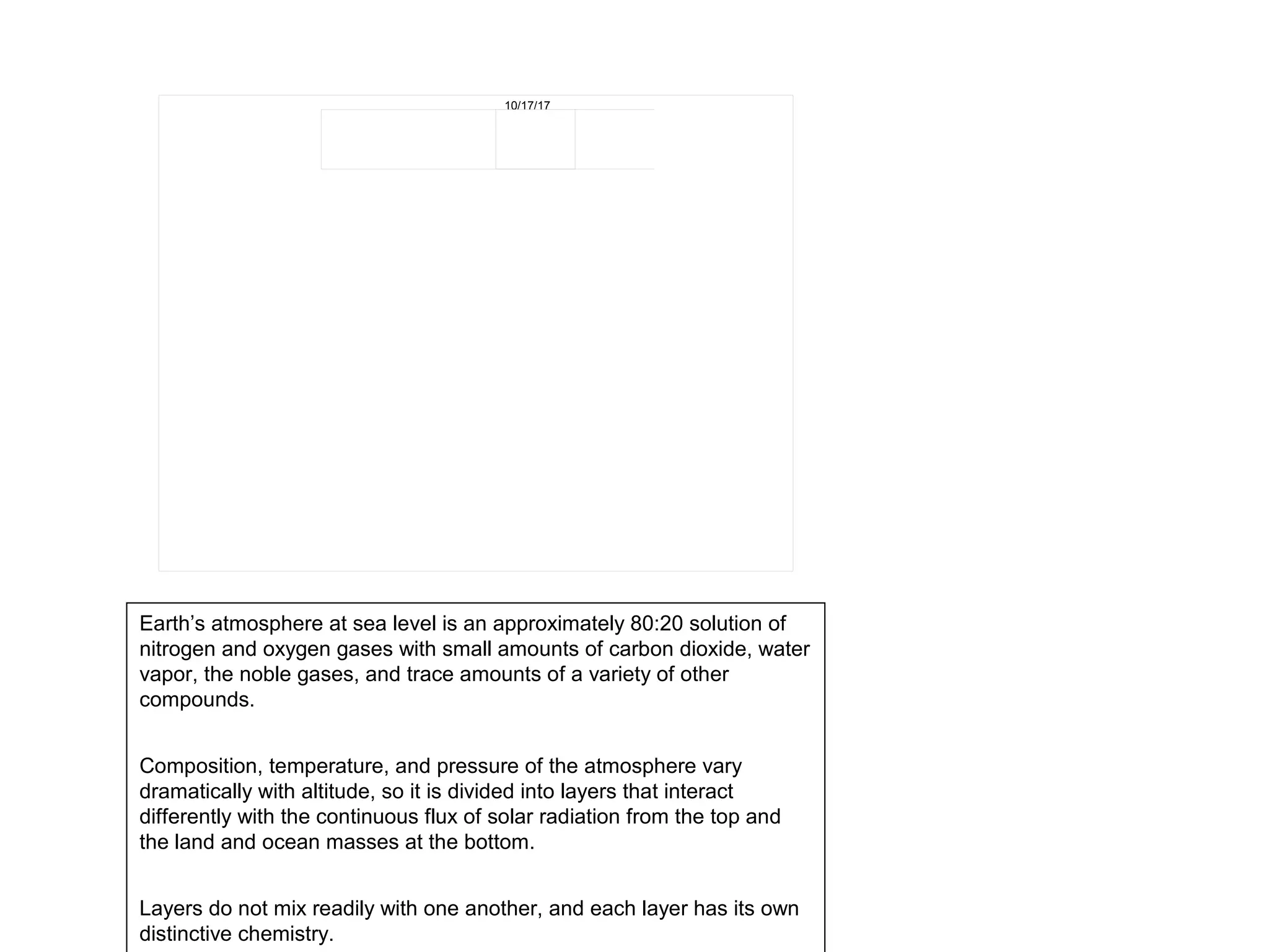 Earth atmosphere | PPT