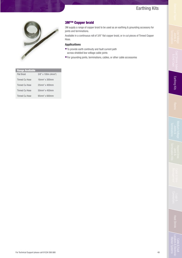 Earth Bonding Kits - 3M | PDF