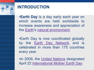 Earth day | PPTX