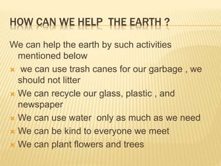 Earth day | PPT