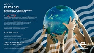 Action Toolkit - Earth Day 2024 - April 22nd. | PDF