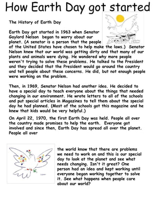 Earth day Facts for Kids - www.makemegenius.in | Chemistry | Science