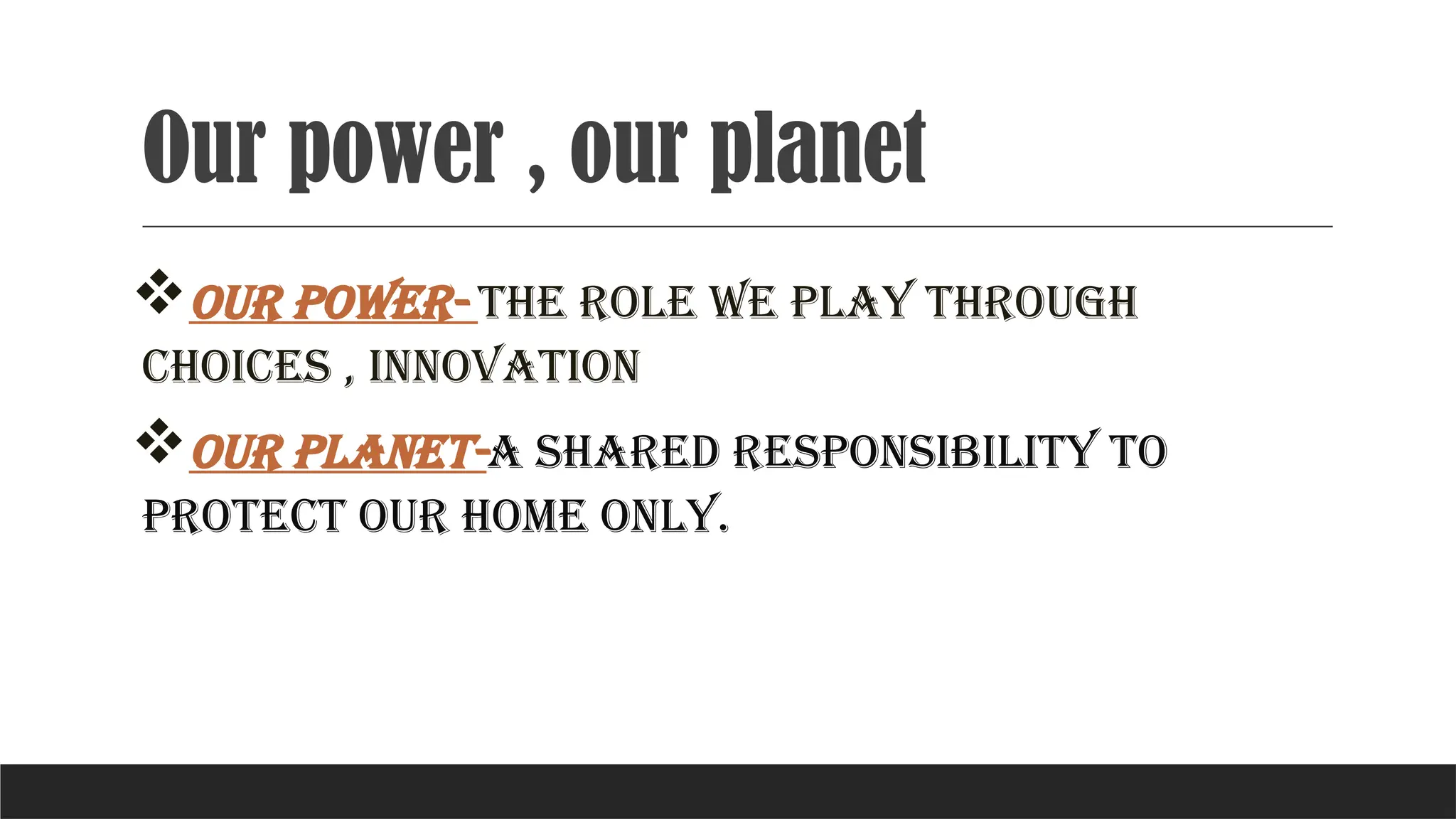 Earth day 2025 our power, our planet.pptx