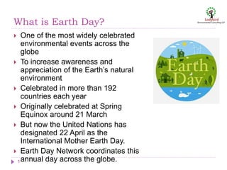 Earth day ppt 2016 | PPTX