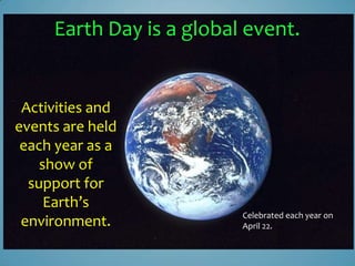 Earth day presentation | PPT