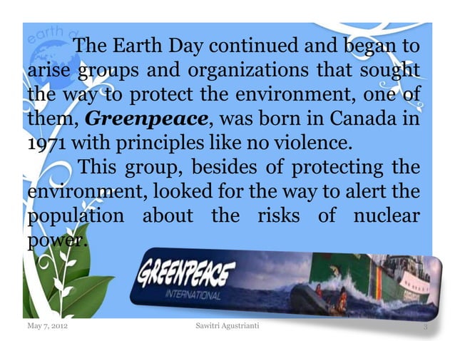 Earth day presentation | PPSX | Environmental Services Industry ...