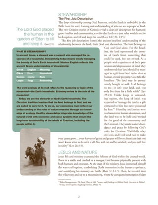 Celebrating and Caring for God's Creation | PDF