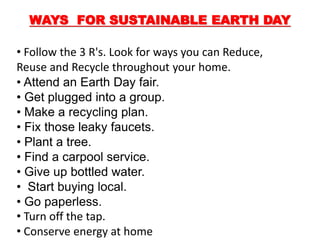 EARTH DAY role of plants for sustianable earth ppt.pptx
