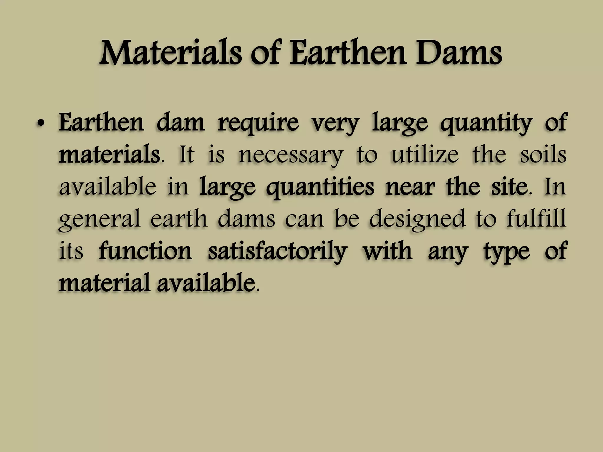Earthen Dams | PPTX