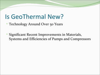 Geothermal Basics Presentation | PPT