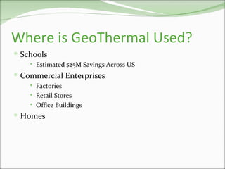 Geothermal Basics Presentation | PPT