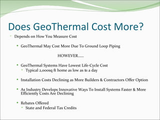 Geothermal Basics Presentation | PPT