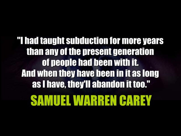 EARTH EXPANSION TECTONICS (PART 2) - SAMUEL WARREN CAREY | PPS
