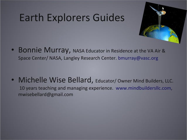 NASA Earth Explorers - Studying Earth Through the Eyes of Satellites | PPT