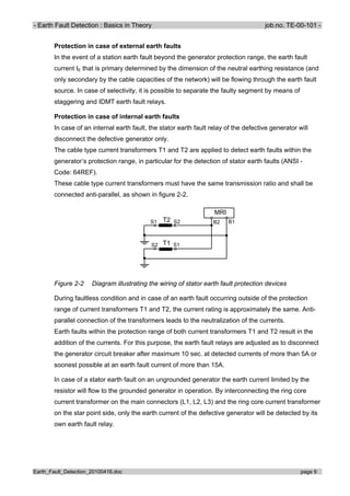 Earth fault detection_20100416 | PDF
