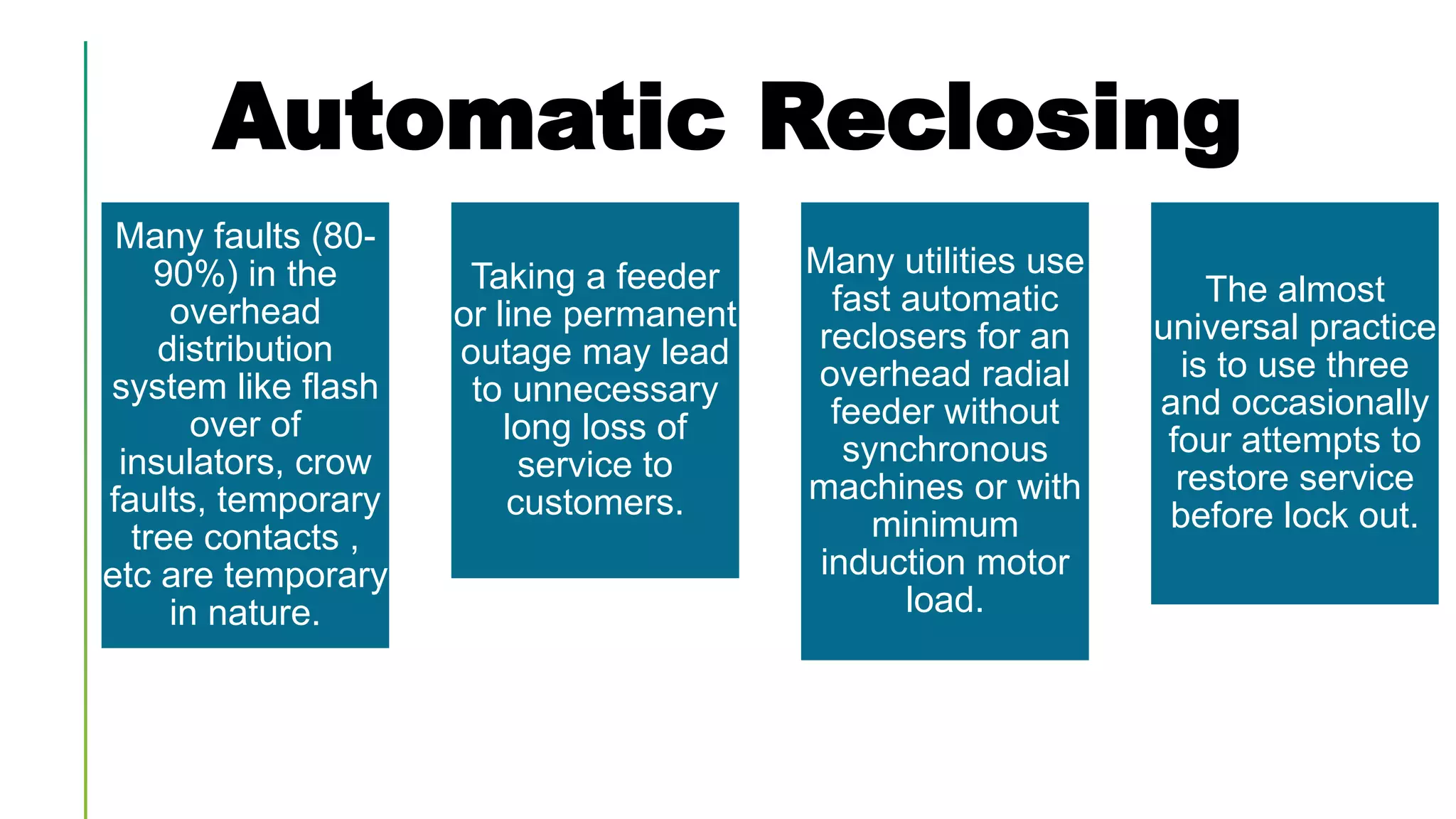 Earth Faults and Reverse Power in Transmission Lines | PPTX