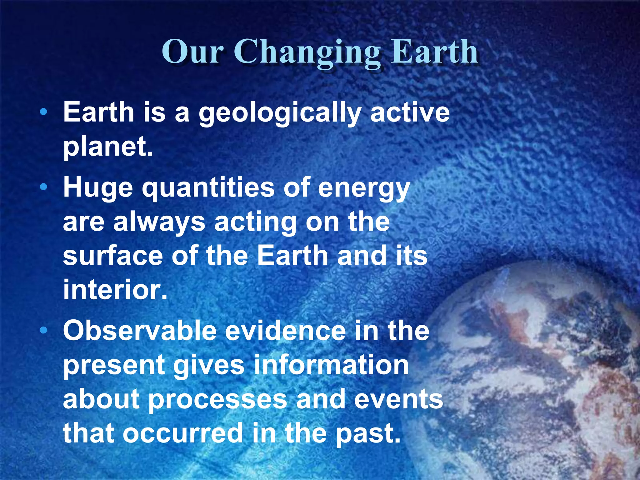 Earth history | PPTX
