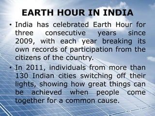 Earth hour | PPTX