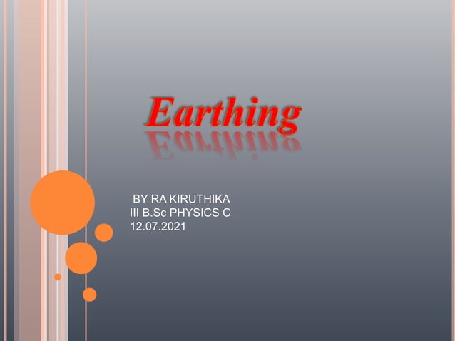 Earthing.ppt