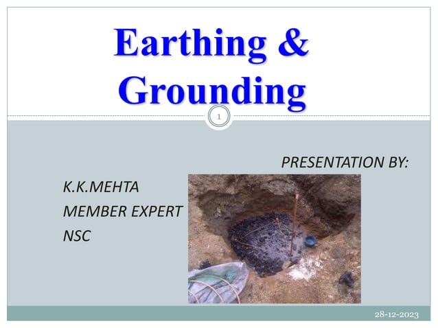 earthing -earthing req. relevent codes (1).ppt