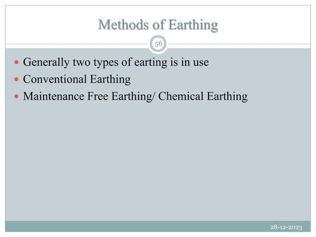 earthing -earthing req. relevent codes (1).ppt
