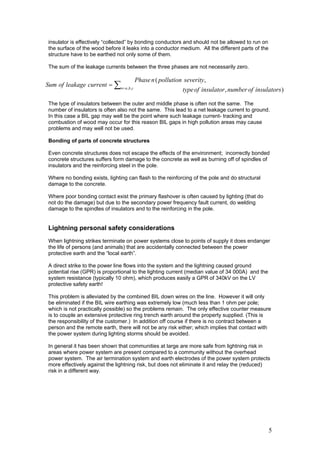Earthing of mv and lv distribution lines | PDF