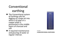 Electrical Earthing and types | PPTX
