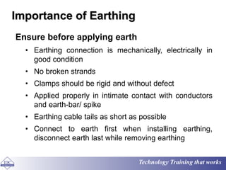earthing systems on distribution systems | PPT